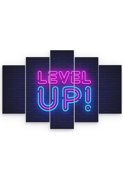 Hero Tasarım Level Up 5 Parça Mdf TABLOTGTB1095