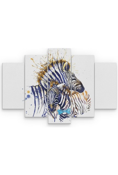 Hero Tasarım Zebra 5 Parça Mdf TABLONHL260