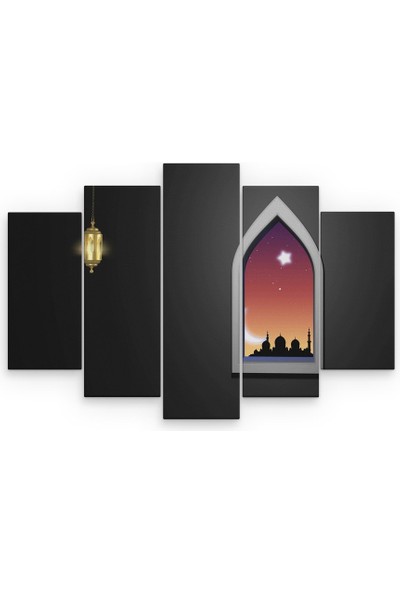 Hero Tasarım Islam 5 Parça Mdf TABLONHL398