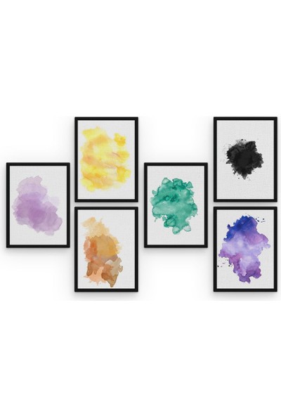 Hero Tasarım Renkler 6 Parça Mdf TABLOGMZ411 Hero Tasarım Renkler 6 Parça Mdf TABLOGMZ411