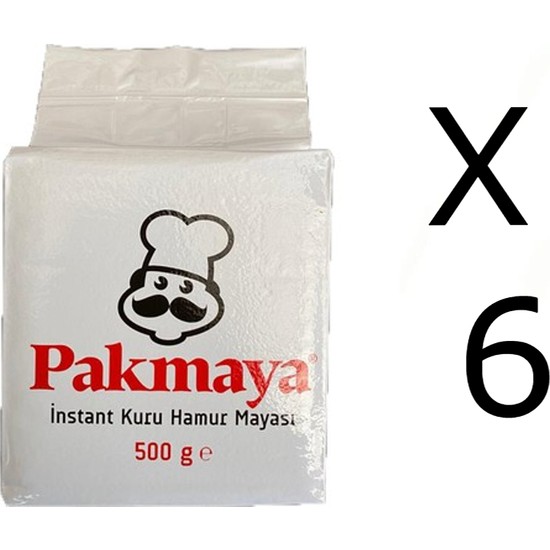 Pakmaya Instant Kuru Maya 500 gr X6 Fiyatı - Taksit Seçenekleri