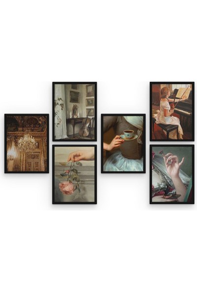 Hero Tasarım Minimalist Series 6 Parça Mdf TABLOGMZ383