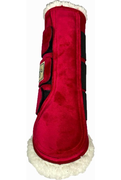 Atex Binicilik - Kırmızı Kadife Getr Set Atex Binicilik - Kırmızı Kadife Getr Set