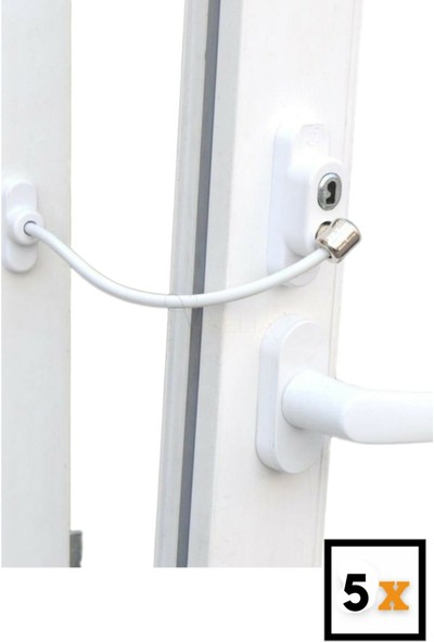 5 Adet ! Çelik Halatlı Anahtarlı Pimapen Pencere Kilidi Çocuk Hırsız Emniyet Kilidi 5 Adet ! Çelik Halatlı Anahtarlı Pimapen Pencere Kilidi Çocuk Hırsız Emniyet Kilidi