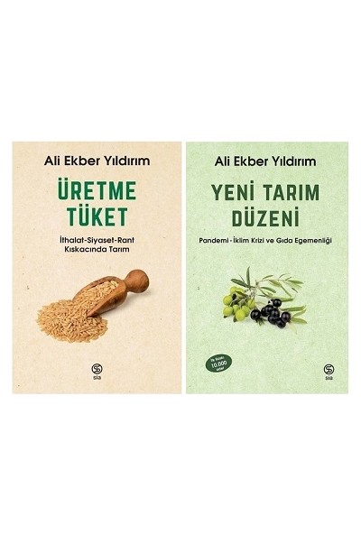 Yeni Tarım Düzeni - Üretme Tüket 2 Kitap Takım - Ali Ekber Yıldırım Yeni Tarım Düzeni - Üretme Tüket 2 Kitap Takım - Ali Ekber Yıldırım