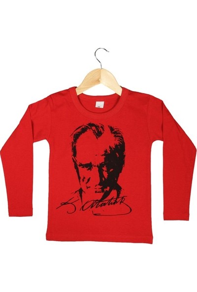 Dragora Atatürk Baskılı Uzun Kollu 23 Nisan 19 Mayıs 30 Ağustos 10 Kasım Süper Kalite Çocuk T-Shirt Dragora Atatürk Baskılı Uzun Kollu 23 Nisan 19 Mayıs 30 Ağustos 10 Kasım Süper Kalite Çocuk T-Shirt