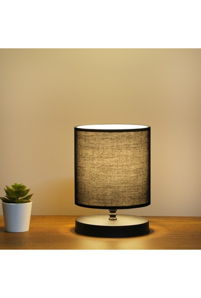 Homing Tasarım Mini Abajur Siyah AYD-3235