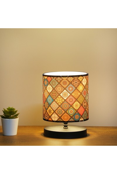 Homing Tasarım Mini Abajur Çini Desenli AYD-3248 Homing Tasarım Mini Abajur Çini Desenli AYD-3248