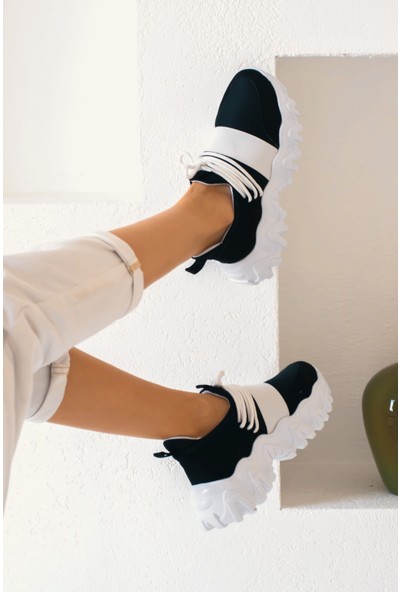 Randers Siyah Sneakers Kadın Ayakkabı