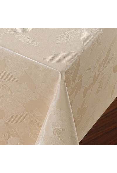 Fantastik Elyaf Astarlı Pvc Masa Örtüsü Silinebilir Sıvı Geçirmez Leke Tutmaz Yaprak Kabartma Desenli Bej Fantastik Elyaf Astarlı Pvc Masa Örtüsü Silinebilir Sıvı Geçirmez Leke Tutmaz Yaprak Kabartma Desenli Bej