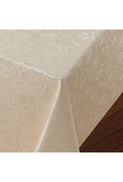 Fantastik Elyaf Astarlı Pvc Masa Örtüsü Silinebilir Sıvı Geçirmez Leke Tutmaz Çiçekli Kabartma Desenli Bej Fantastik Elyaf Astarlı Pvc Masa Örtüsü Silinebilir Sıvı Geçirmez Leke Tutmaz Çiçekli Kabartma Desenli Bej