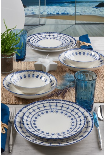 Güral Porselen Güral 24 Parça Atina Yemek Takımı 1614 Güral Porselen Güral 24 Parça Atina Yemek Takımı 1614