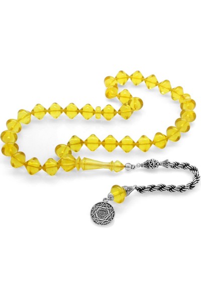 Nipora 925 Ayar Gümüş Püsküllü Istanbul Kesim Soft Sarı Büyük Boy Damla Kehribar Tesbih Nipora 925 Ayar Gümüş Püsküllü Istanbul Kesim Soft Sarı Büyük Boy Damla Kehribar Tesbih