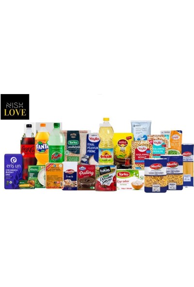 No Ramazan Paketi Kolisi 23 Ürünlü Kumanya Gıda Erzak Yardım Paketi