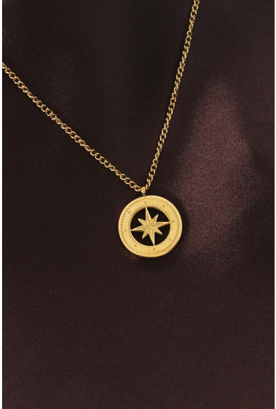 Erbilden Erb Çelik Kutup Yıldızı Kolye