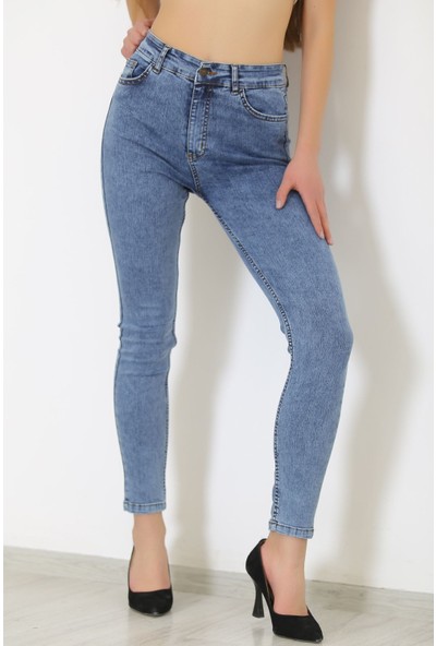 İsunstore Dar Paça Kot Pantolon Karyıkama2 - 9043.1361.