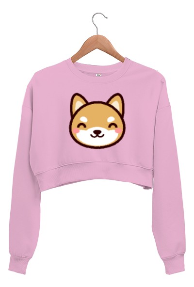 Tisho Shıba Kadın Crop Sweatshirt Tisho Shıba Kadın Crop Sweatshirt