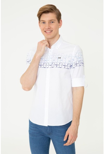U.S. Polo Assn. Erkek Dokuma Gömlek U.S. Polo Assn. Erkek Dokuma Gömlek