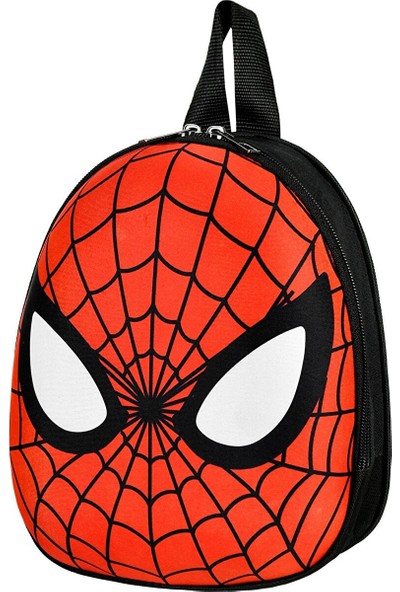 Gudu Bags Gudubags 3D Kabartmalı Anaokulu Kreş ve Günlük Kullanım Çantası Örümcek Adam Sırt Çantası