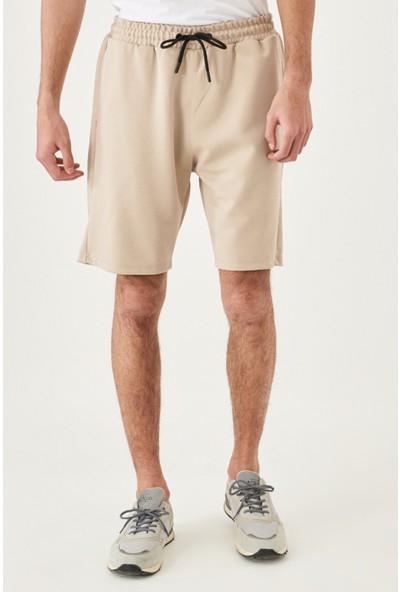 AC&Co / Altınyıldız Classics Standart Fit Günlük Rahat Spor Örme Şort