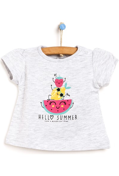 Hello Baby Hellobaby Basic Kız Bebek Tshirt