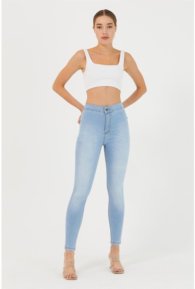 So Sweet Kadın Jean Pantolon Açık Mavi So Sweet Kadın Jean Pantolon Açık Mavi