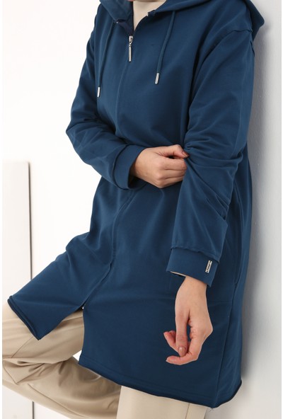 ALLDAY Pis Dikişli Fermuarlı Hırka