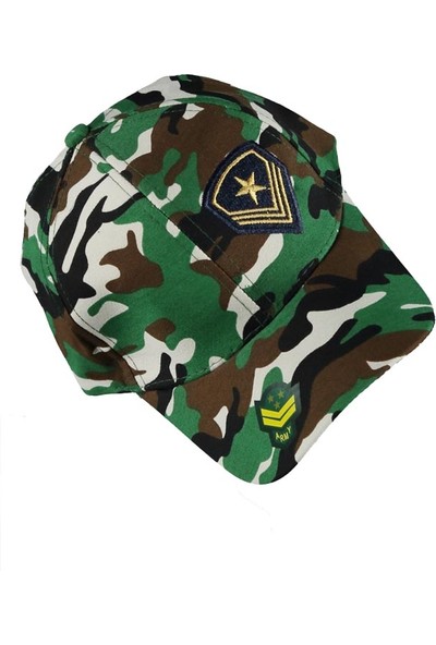 Tidi Kids Erkek Çocuk Haki Kamuflaj Desenli Şapka 8-12 Yaş Arasıdır Tidi Kids Erkek Çocuk Haki Kamuflaj Desenli Şapka 8-12 Yaş Arasıdır