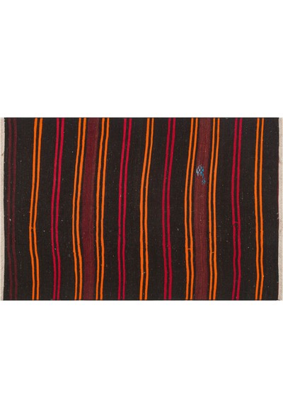 Kutrubis Anadolu El Dokuma Sarı Kırmızı Çizgili Vintage Kilim 100X200 cm Kutrubis Anadolu El Dokuma Sarı Kırmızı Çizgili Vintage Kilim 100X200 cm