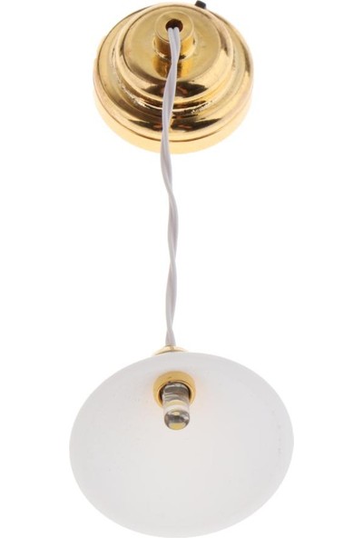 Perfeclan 12. Ölçekli Bebekler Ev Minyatür LED Tavan Lambası Işık Mobilya Dekorasyon (Yurt Dışından)