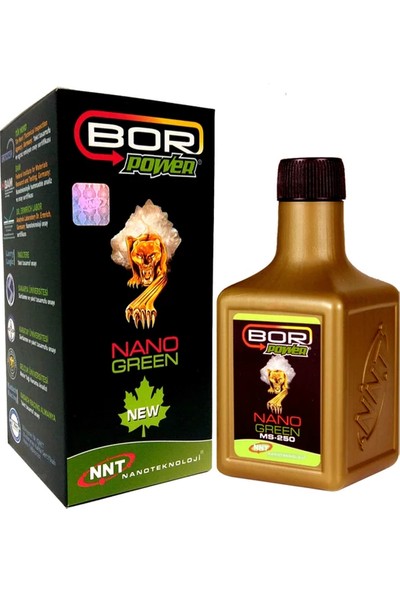 Nnt Bor Power Nano Green 250 ml Motor Yağ Katkısı Nnt Bor Power Nano Green 250 ml Motor Yağ Katkısı