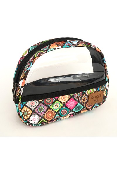 Ege Online Egeonline Bage Desenli Kozmetik Kutusu Makyaj Çantası Ege Online Egeonline Bage Desenli Kozmetik Kutusu Makyaj Çantası