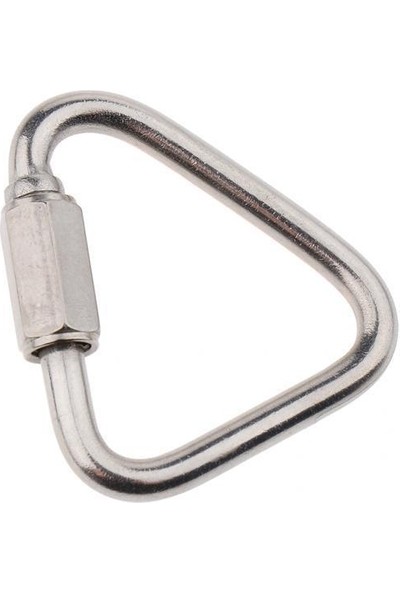 Segolike 2xoutdoor Üçgen Paslanmaz Çelik Karabina Kamp Anahtarlık Hızlı Bağlantı 5mm (Yurt Dışından)