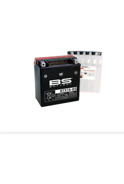 BS Battery BS-BTX16 Piaggio Fuoco 500 LE Akü 2010-2013 BS Battery BS-BTX16 Piaggio Fuoco 500 LE Akü 2010-2013