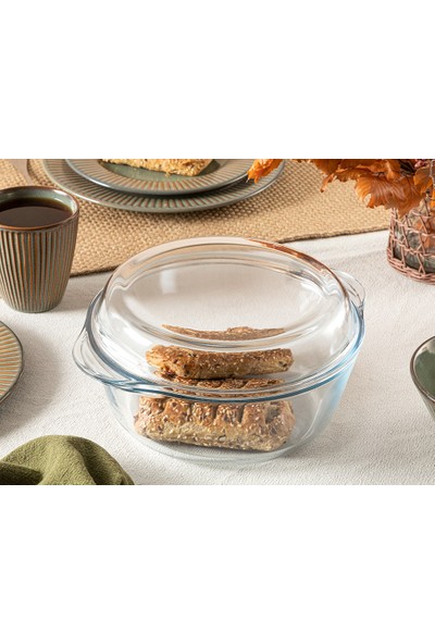 English Home Paşabahçe Cazuela Cam Fırın Kabı 2100 ml Şeffaf English Home Paşabahçe Cazuela Cam Fırın Kabı 2100 ml Şeffaf