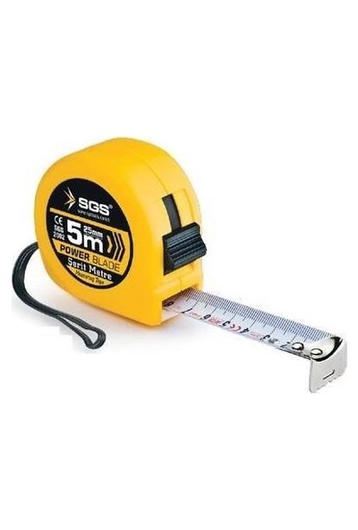 Sgs Çelik Şerit Metre - 5x19mt