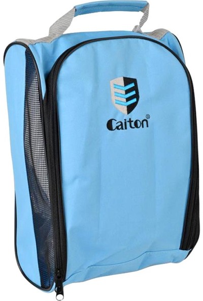 Yolanda Deluxe Golf Ayakkabı Çanta Fermuarlı Spor Spor Çantası Futbol Futbol Ayakkabı Kılıfı Mavi (Yurt Dışından)