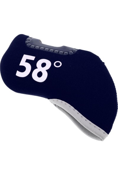 Dayanıklı Neopren Golf Kulübü Demir Atıcı Kafa Örtüsü Headcover Koruyucu Kol 58 Derece Donanma Mavi Dayanıklı Neopren Golf Kulübü Demir Atıcı Kafa Örtüsü Headcover Koruyucu Kol 58 Derece Donanma Mavi