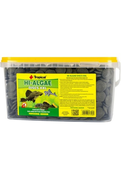 Tropıcal Hi-Algae Dıscs Xxl Vatoz Yemi 50 Gram Tropıcal Hi-Algae Dıscs Xxl Vatoz Yemi 50 Gram