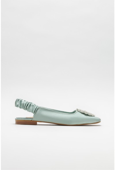 Elle Shoes Mint Yeşili Kadın Babet