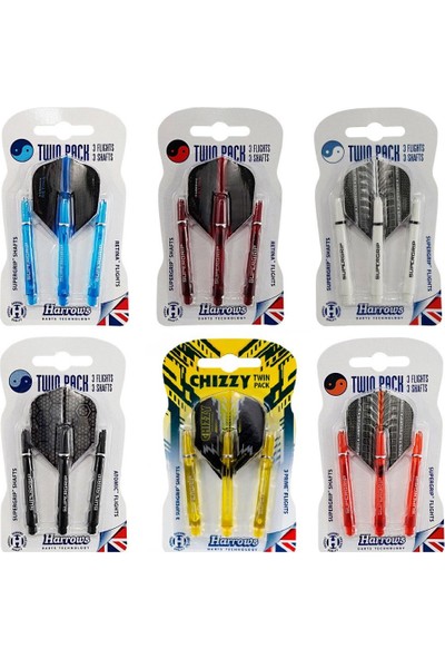Harrows Twin Pack Dart Shaft - Medium Harrows Twin Pack Dart Shaft - Medium