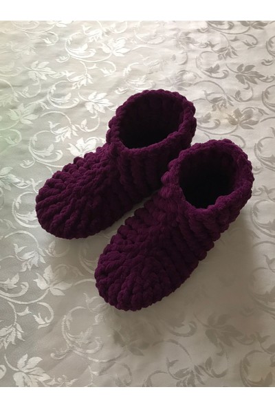 Zümrüt El Örgüsü Kadife Ip Ev Botu Zümrüt El Örgüsü Kadife Ip Ev Botu