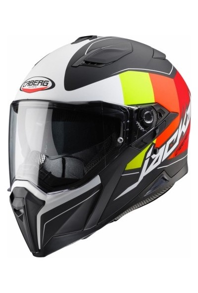 Caberg Caberg Jackal Imola Matt Black-Fluo-White - Kapalı Kask Caberg Caberg Jackal Imola Matt Black-Fluo-White - Kapalı Kask