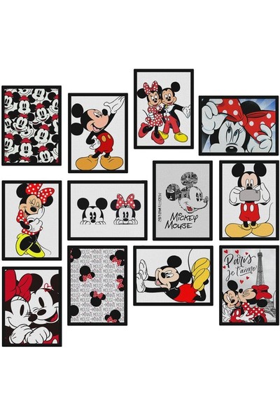 Mickey Mouse 12 Parça Mdf TABLOZLLTB276