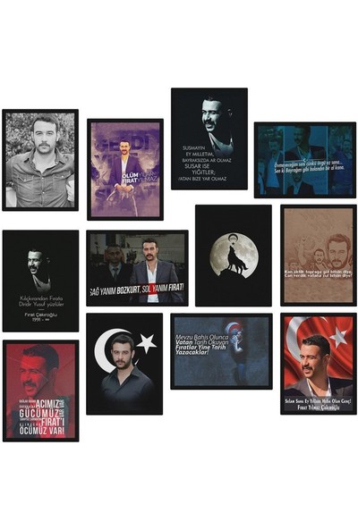 Fırat Yılmaz Çakıroğlu 12 Parça Mdf TABLOZLLTB286
