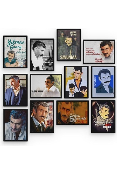 Yılmaz Güney 12 Parça Mdf TABLOTGTB1263