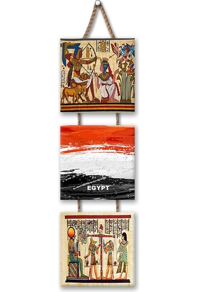 Mısır 3 Parça Ipli Mdf TABLOTLHT271