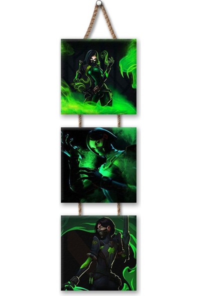 Viper 3 Parça Ipli Mdf TABLOTLH2608