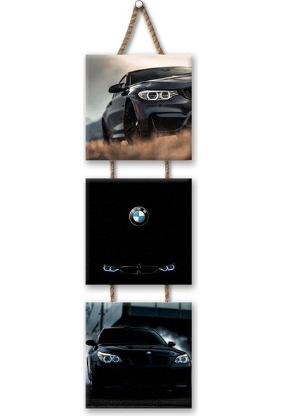 Bmw 3 Parça Ipli Mdf TABLOTLH1095 Bmw 3 Parça Ipli Mdf TABLOTLH1095