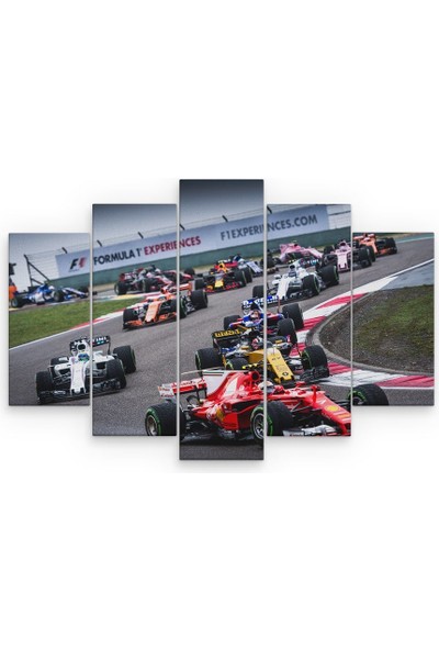 Formula 1 5 Parça Mdf TABLOTGTB708 Formula 1 5 Parça Mdf TABLOTGTB708